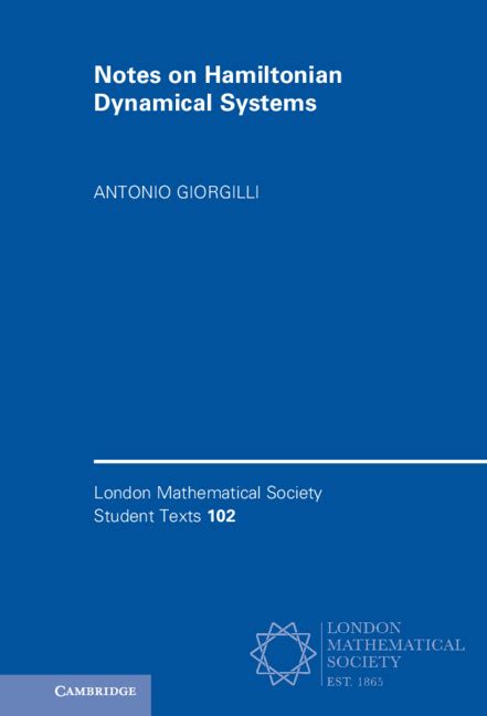 notes on hamiltonian dynamical systems