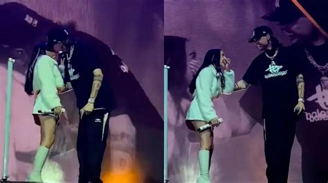 Nicki Nicole Y Peso Pluma El Beso En Pleno Show Que Fue Furor En Las