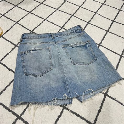 Zara Denim Skirt Women S Fashion Bottoms Skirts On Carousell