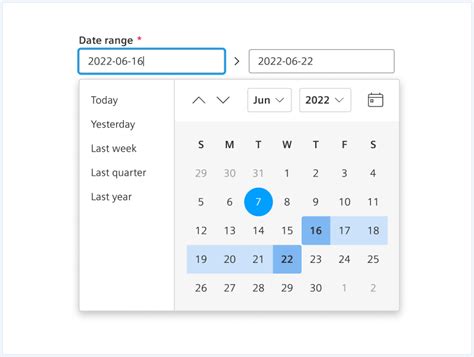 Date Time Range Picker UI Design Patterns User Experience Toolkit