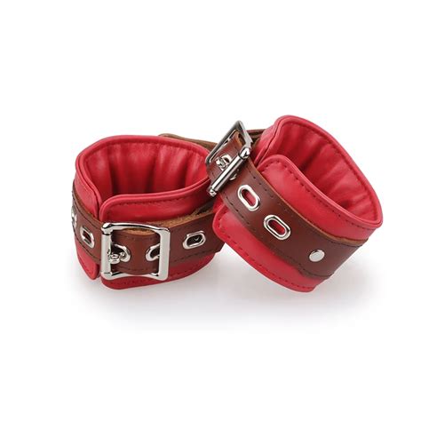 Genuine Leather Bondage Set Women Latex Bdsm Leather Bondage Restrains Set 6 Kits Buy Bdsm