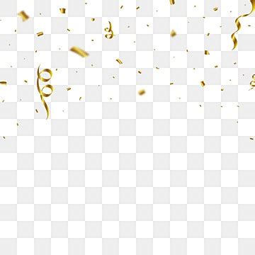 Anniversary Celebration Confetti Vector Hd PNG Images Golden Confetti