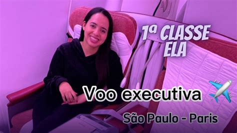 Voo Clase Executiva Latam l São Paulo Paris YouTube