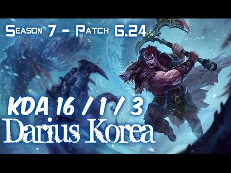 Darius Korea Vs Fiora Top Patch Kr Ranked Youtube