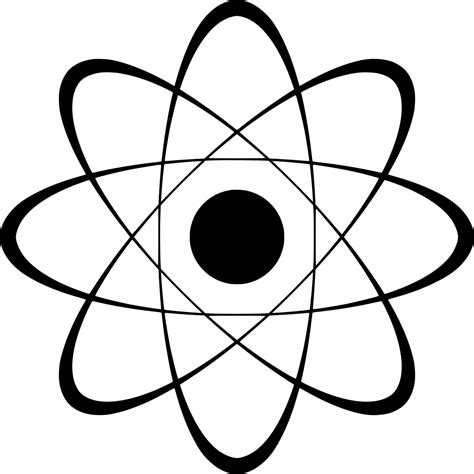 Svg Physics Atom Stylized Nucleus Free Svg Image Icon Svg Silh
