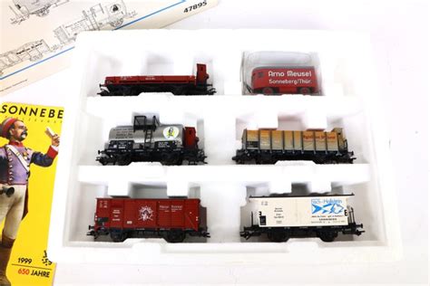 Märklin H0 47895 Model train freight wagon set 1 Six piece set