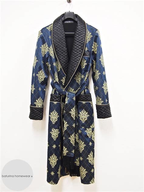Gentleman S Paisley Silk Dressing Gown