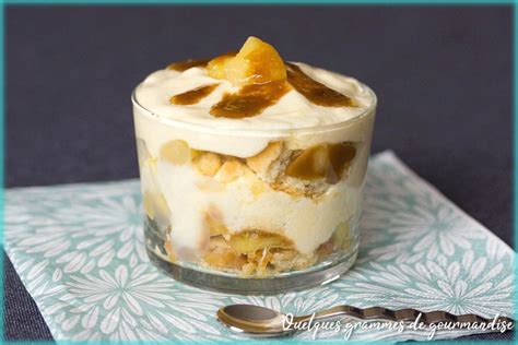 Tiramisu aux pommes et caramel au beurre salé Dessert Pomme Caramel