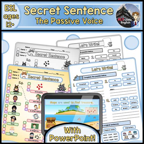 The Passive Voice ESL Speaking And Writing Activity Worksheets With