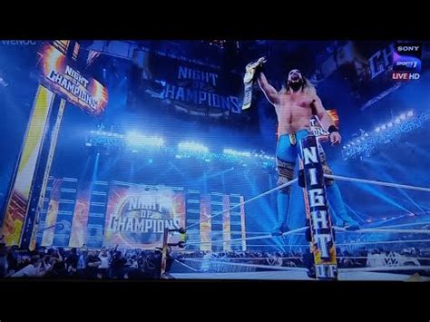 Seth Freakin Rollins Vs AJ Styles WWE Night Of Champions YouTube