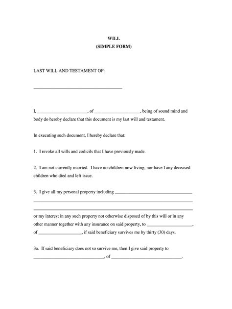 Last Will And Testament Complete Legal Document Online US Legal Forms