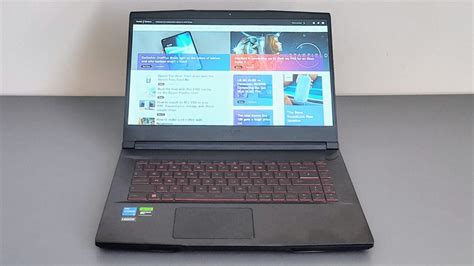 Msi Gf Thin Review Budget Rtx Series Trusted Reviews