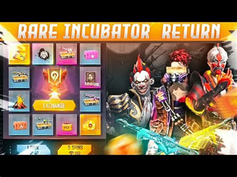 Next Return Incubator In Free Fire Upcoming Incubator In Free Fire