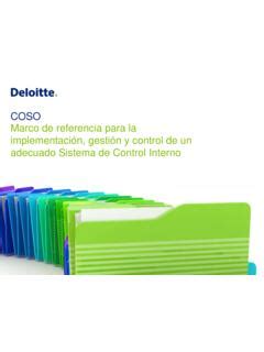 COSO Marco de referencia para la implementación coso marco de