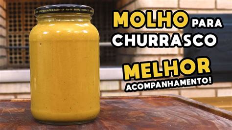 Receita De Molho Para Churrasco Tv Churrasco YouTube