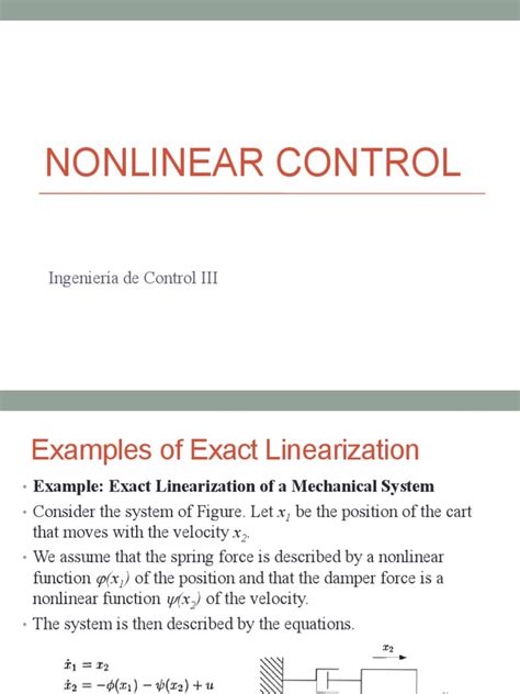 nonlinear control pdf nonlinear system derivative