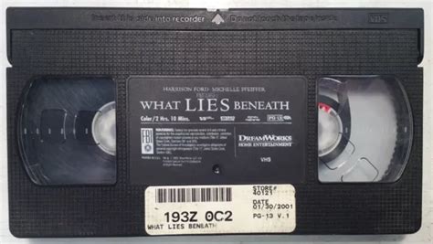 WHAT LIES BENEATH 2000 VHS Harrison Ford Michelle Pfeiffer VHSshop