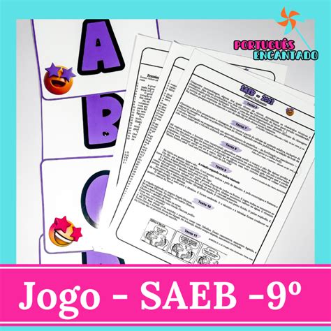 Jogo SAEB 9º ano Língua Portuguesa Loja Português Encantado
