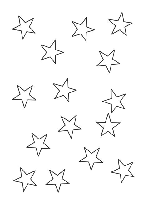 Desenhos Para Pintar Desenhos De Estrelas Para Colorir
