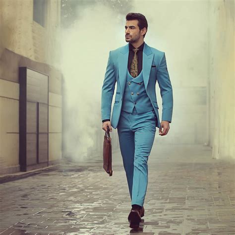 Checkout Sky Blue Prom Suit 10 Off Free Shipping