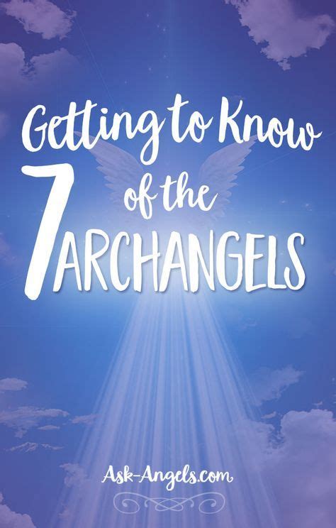 Learn The 7 Archangels Names And Their Meanings Seven Archangels