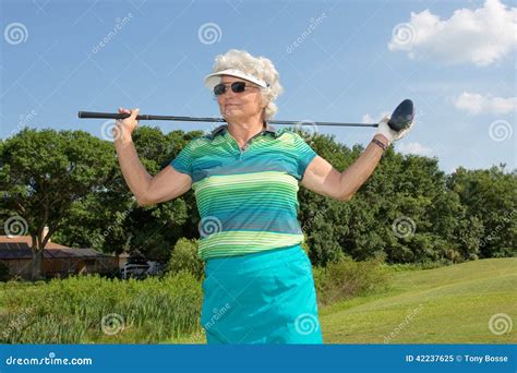 Senior Golfer Stock Image Image Of Leisure Elderly