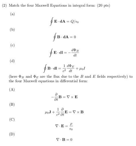 solved 6 a 30 pts in tensor notation maxwell s