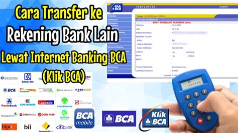 Cara Transfer Ke Rekening Bank Lain Lewat Klik Bca Cara Transfer Antar