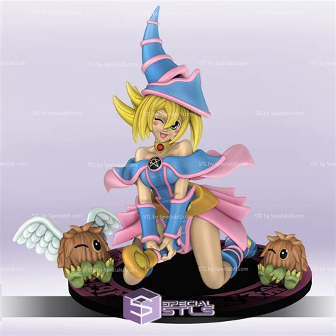 Dark Magician Naked Sitting Pose NSFW Ready To 3D Print SpecialSTL