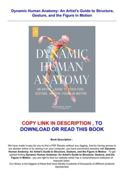 PDF EBOOK Dynamic Human Anatomy An Artist S Guide To Structure Gesture