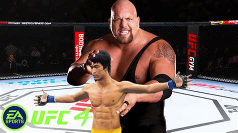 UFC4 Bruce Lee Vs Big Show WWE EA Sports UFC 4 Epic Fight YouTube