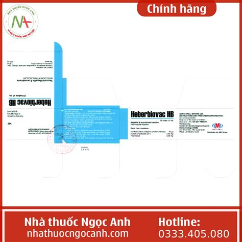 Vắc xin viêm gan B Heberbiovac HB 1ml giá bao nhiêu mua ở đâu