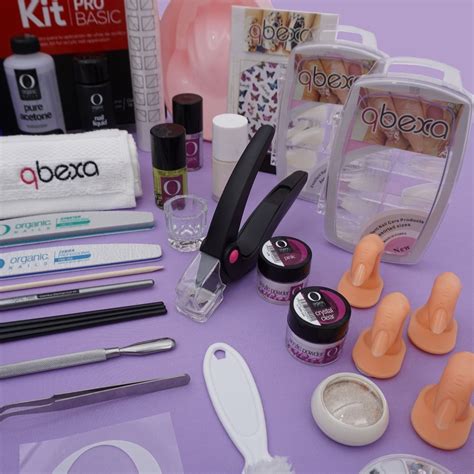 Probasic Kit Acrílico Organic Nails Lámpara Uvled Finish Envío gratis