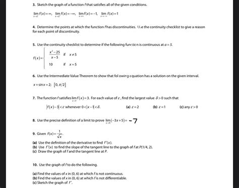 solved 3 sketch the graph of a function f that satisfies