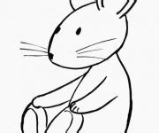 Coloriage Souris verte dessin gratuit à imprimer