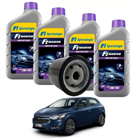 Kit Troca De Oleo Ipiranga 0w20 Onix Joy 1 0 2019 2020 2021