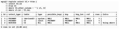 mysql 高级 优化 —— explain mysql explain 优化 csdn博客