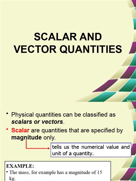 scalarvectors pdf euclidean vector cartesian coordinate system