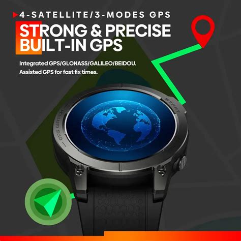 Zeblaze Stratos 3 Ultra Hd Amoled Gps Smartwatch Gadget Hub