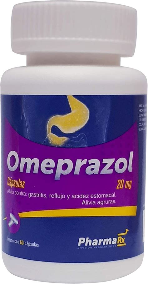 Pharma Rx Omeprazol Mg Frasco Con C Psulas Para El Alivio De