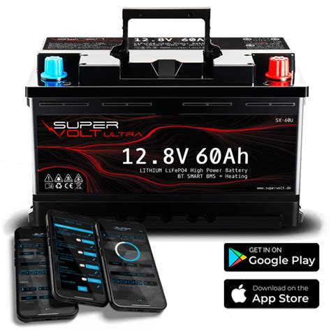 Supervolt Ultra Med 60 Eller 100Ah GrandCali