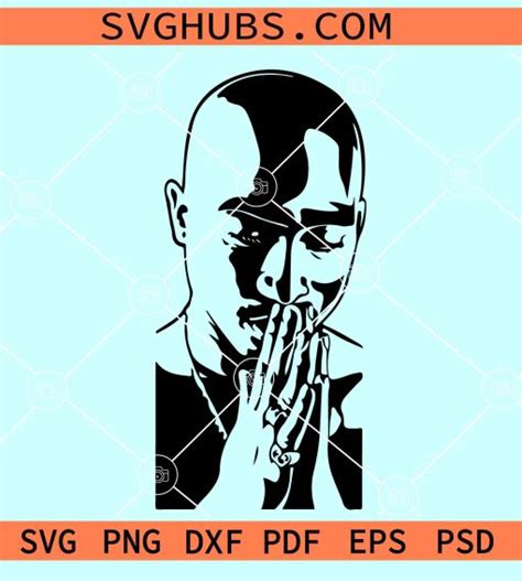 Tupac Shakur SVG 2PAC Svg Rapper Svg Hip Hop Svg