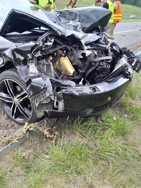 Wypadek Na Autostradzie A4 Pod Tarnowem W Kierunku Rzeszowa
