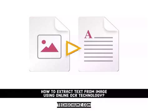 how to extract text from image using online ocr technology techschumz