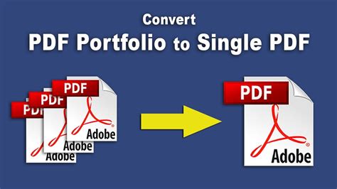how to make pdf portfolio into one document using adobe acrobat pro dc youtube