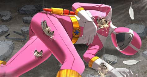 リョナ 完全なる敗北 ひゅーのイラスト pixiv リョナ パワーレンジャー 着ぐるみ イラスト