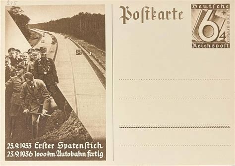 Drittes Reich Deutschland Postkarte Propaganda 1933 1936 Guter