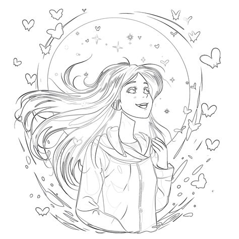 Cute Anime Colouring Pages Coloring Pages Mimi Panda