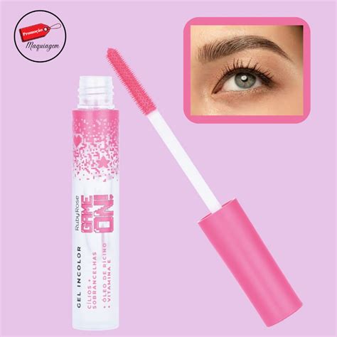 Gel Incolor Cilios E Sobrancelhas Game On RubyRose Shopee Brasil