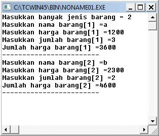 Lynx B Contoh Program Penjualan Perhitungan Fotocopy C